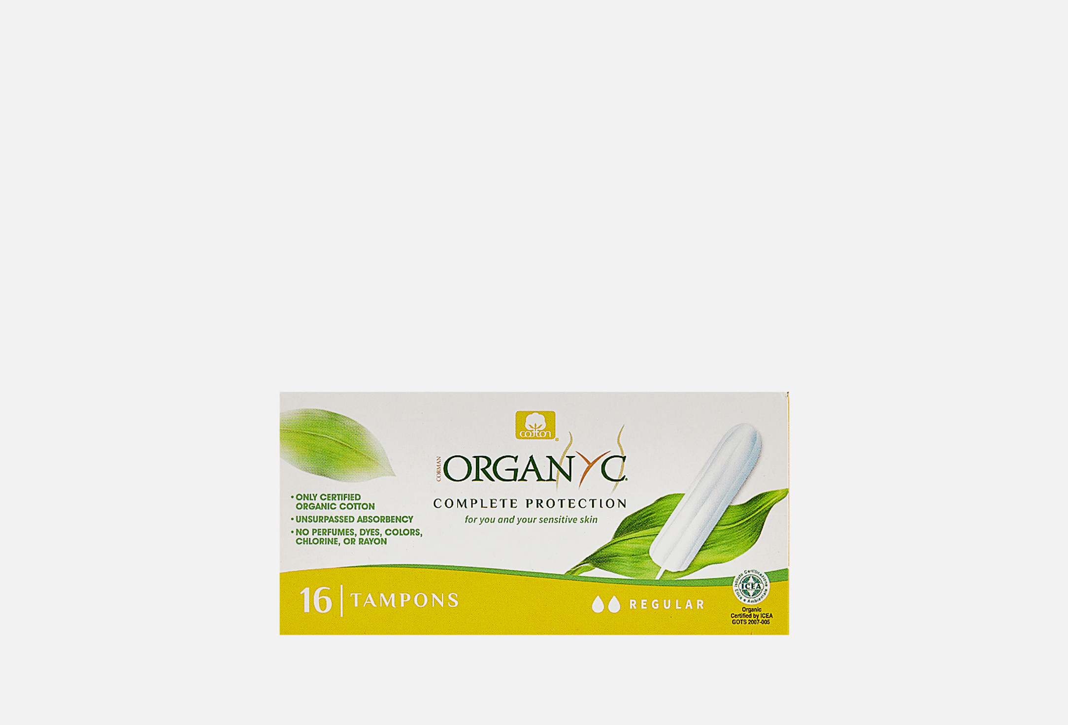 Organyc Tampons Regular tampons 16 pcs — buy in Qatar