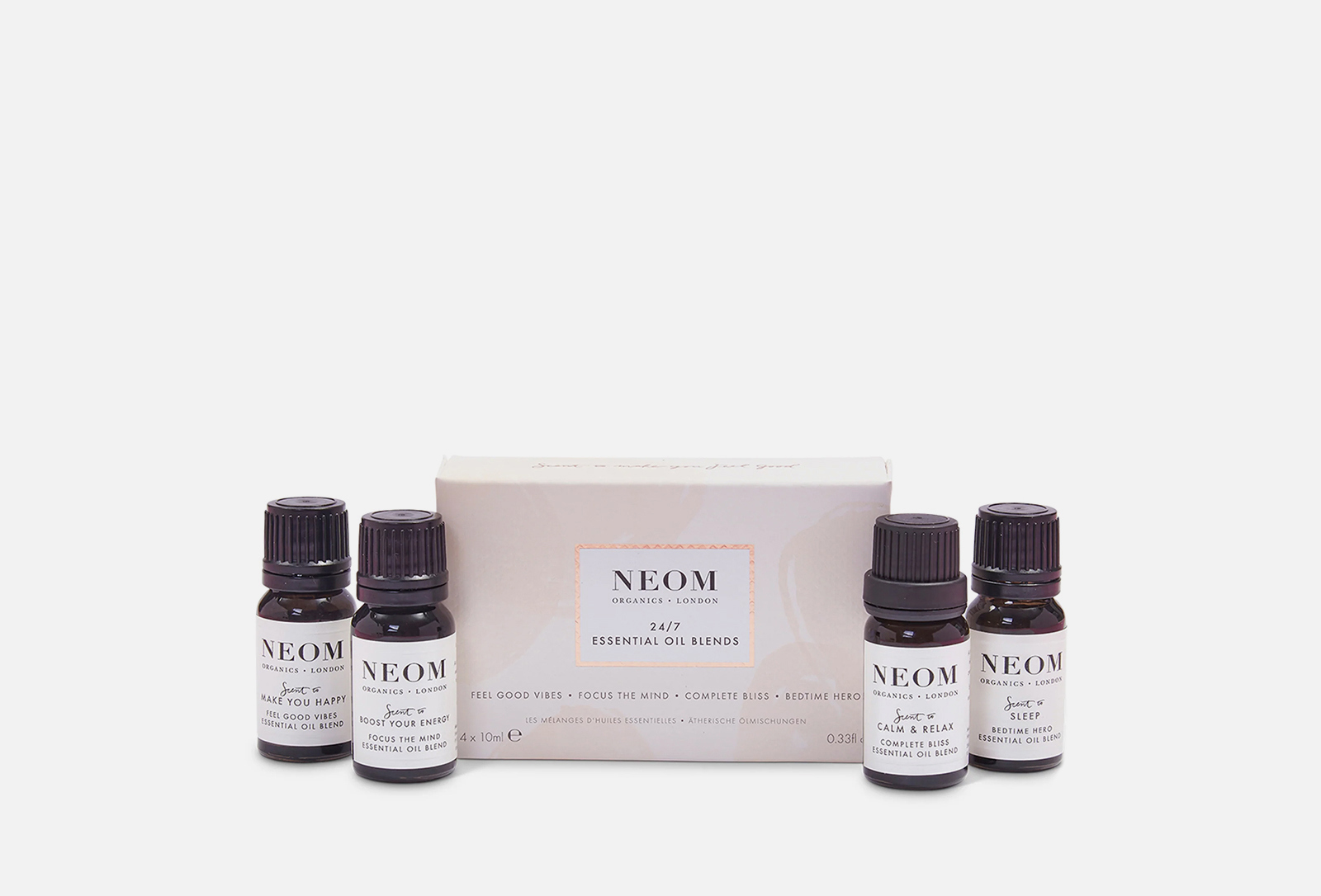 Neom Essential Oil Blends Wellbeing 4 pcs — buy in Qatar