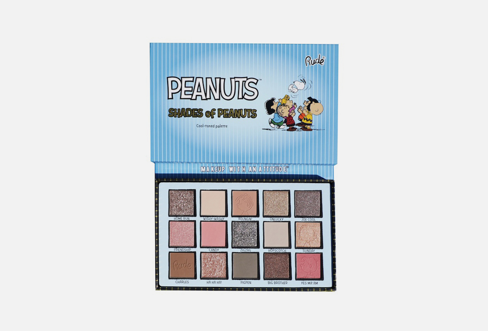 Rude Cosmetics Eyeshadow Palette Shades of peanuts 18 g — buy in the UAE