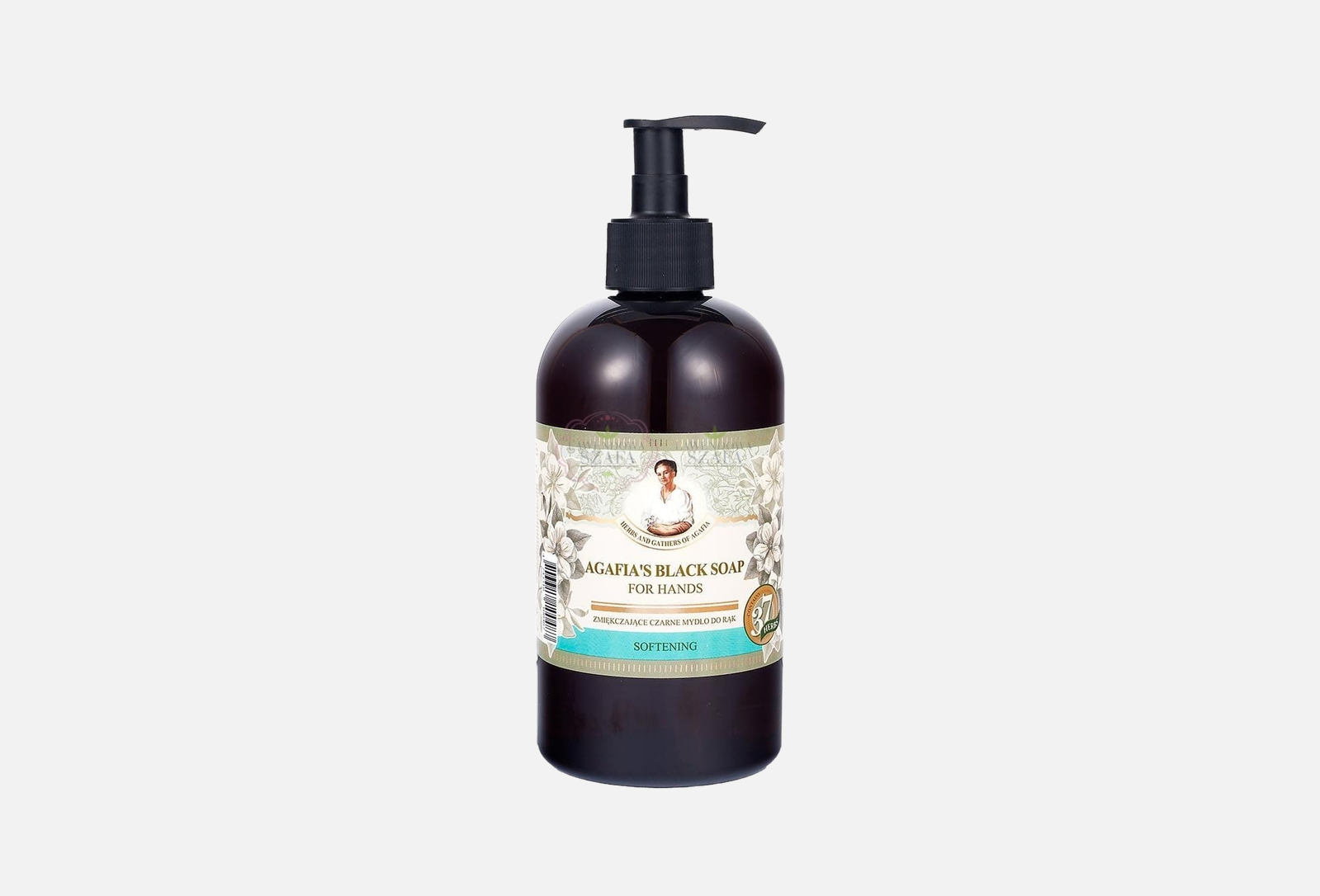 White Agafia Softening Hand Soap Black Soap 500 ml — buy in Qatar