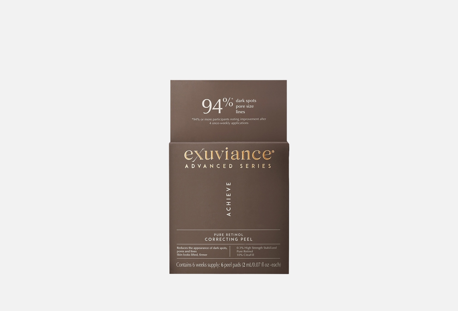 EXUVIANCE Anti-spot face pads set Pure Retinol Correcting Peel 12 ml ...